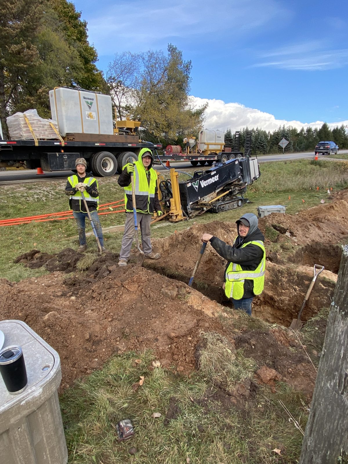 Fiber Construction Now Started - Presque Isle Electric & Gas Co-Op